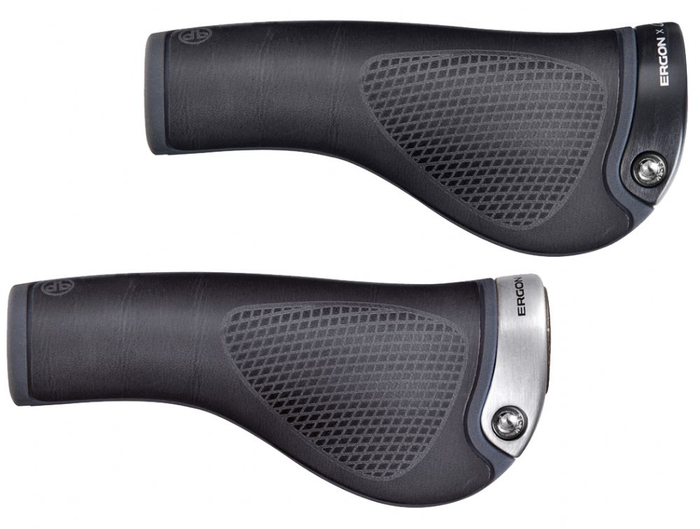Ergon Gp1 Bioleather Grips - £71.99 | Bar Grips | Cyclestore
